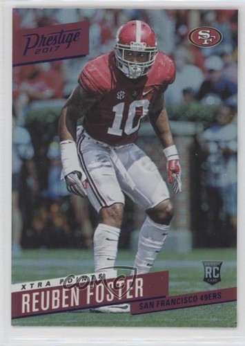 2017 Panini Prestige Rookie Xtra Points Blue Reuben Foster #230 Rookie RC | eBay