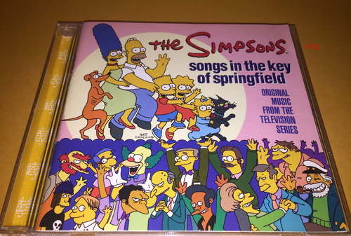 The Simpsons CD Songs in Key of Springfield Homer Bart Itchy Scratchy ...