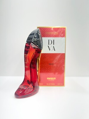 Diva Red by Swiss Collection 3.3oz EDT for Women New Sealed Box | eBay