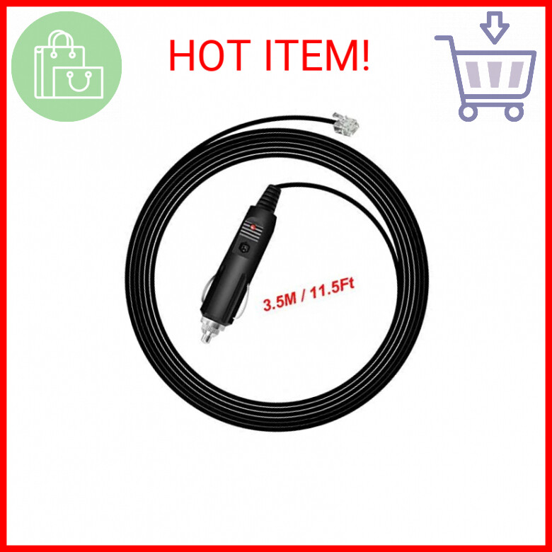 Radar Straight Power Cord Compatible with Uniden R3 R7 R1 Radar ...