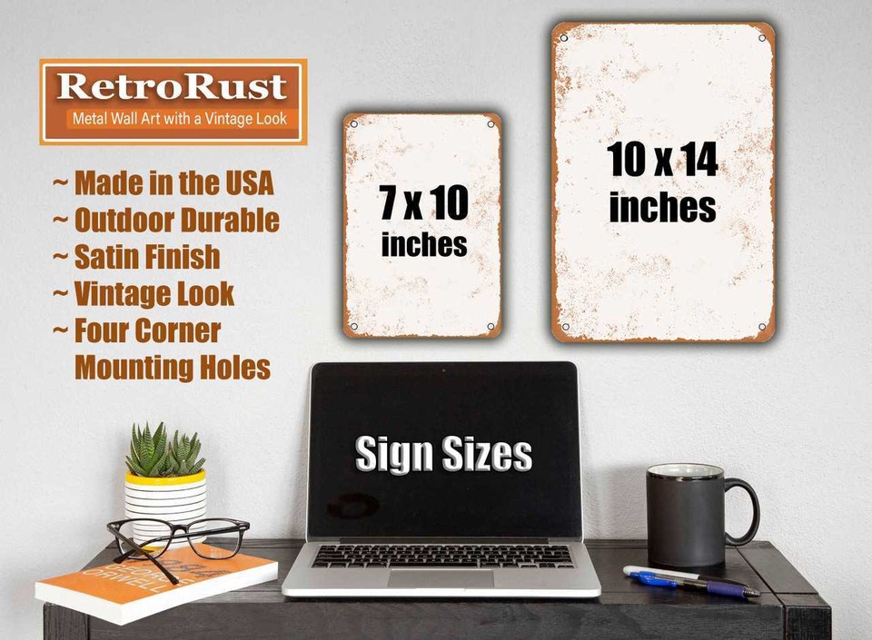 METAL SIGN - Funny Shop Rates - Stay in the Waiting Room - Vintage Look ...