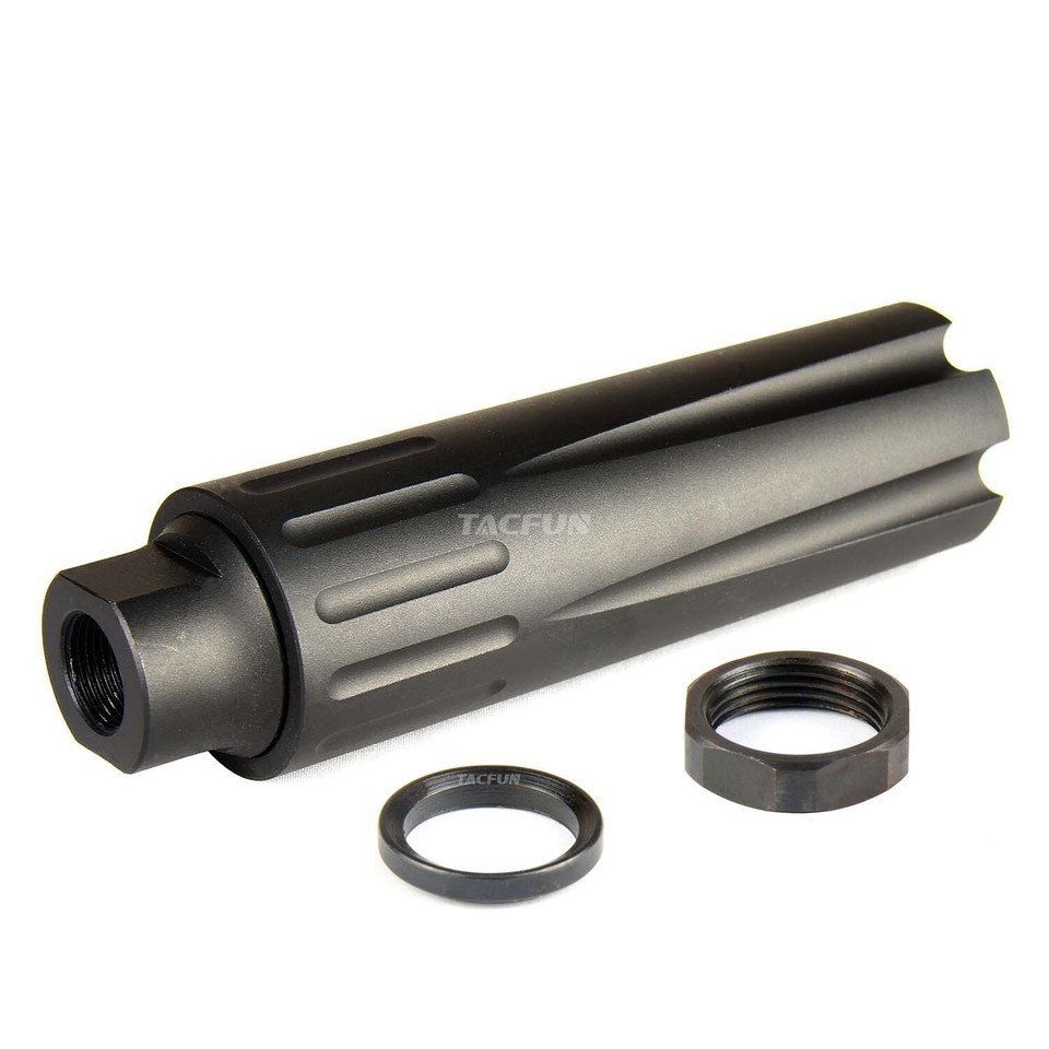 4.5" Extra Long Linear Compensator Muzzle Brake 1/2x28 TPI for .22LR ...