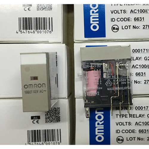 1pc OMRON G2R-2-S AC100-110V(S) Power Relay 100/110VAC 8Pin 5A 250VAC ...