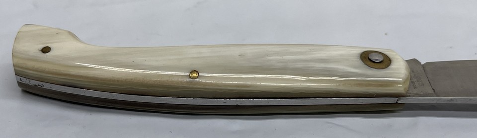 Rare Vintage FIGUS Pattada Inox Knife 3 3/8” Blade Horn Handle Italy | eBay