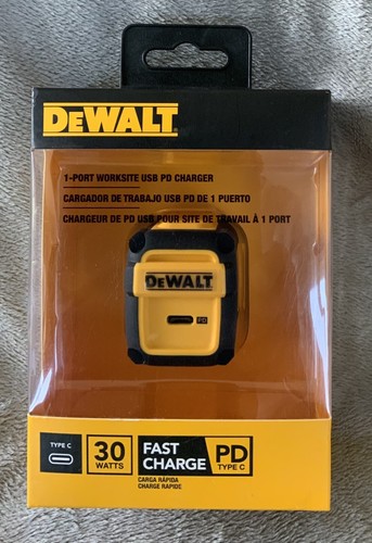 Dewalt 1-Port Worksite USB PD Charger Type C - QTY 826341043243 | eBay