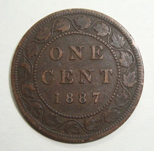 1887 CANADA ONE 1 CENT VICTORIA LARGE PENNY COIN | eBay