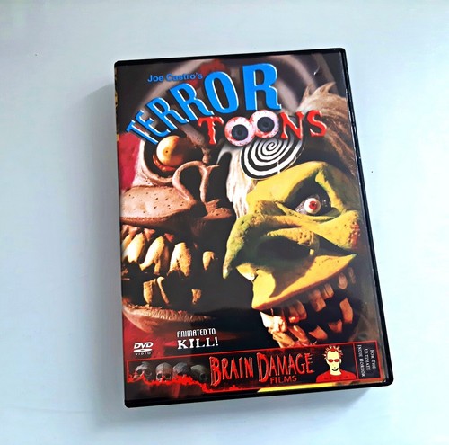 DVD TERROR TOONS - JOE CASTRO BRAIN DAMAGE FILMS CULT HORROR RARE | eBay
