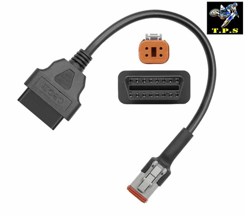 DIAGNOSTIC CODE READER CABLE 4-16 PIN OBD CONNECTOR HARLEY DAVIDSON ...