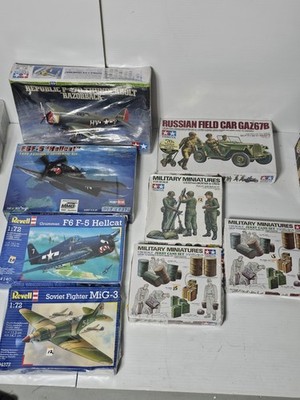 Lot Of 8 Plastic Military Models New In Box Revell Hobby Boss Tamiya | eBay