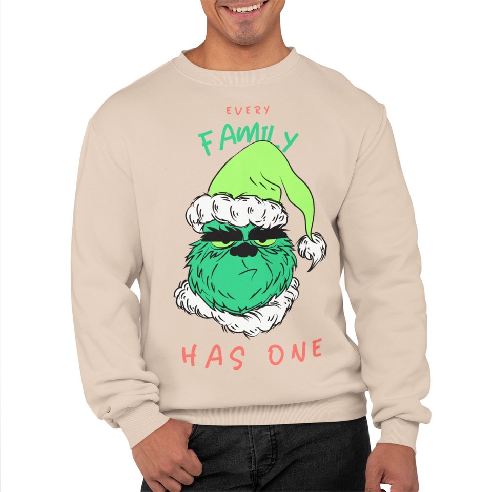 Every Family Has One Grumpy Xmas Sweatshirt Funny Unisex Christmas ...