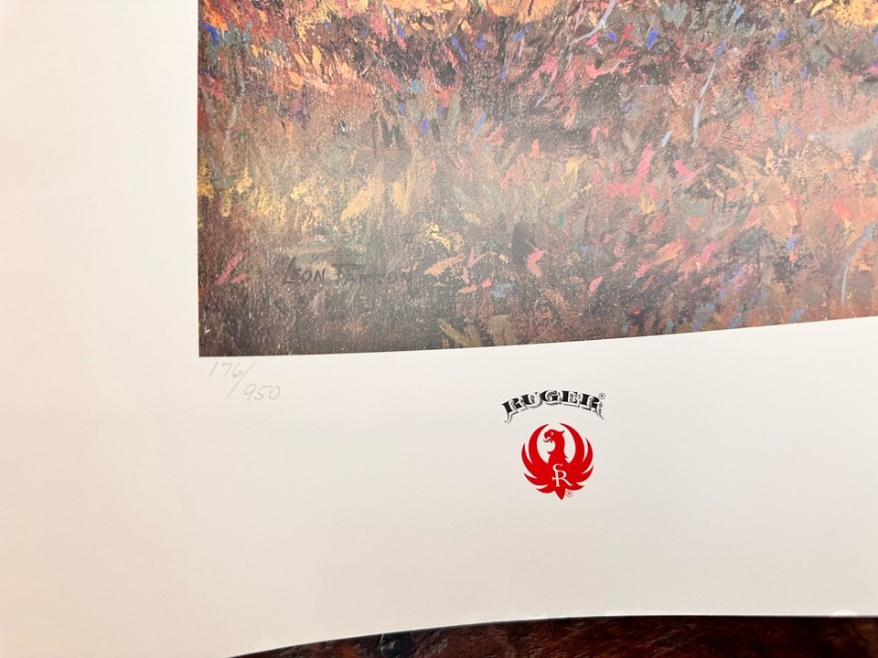 Set 4 Artist Signed Ruger North Americans Prints 1980s Art Lithograph ...