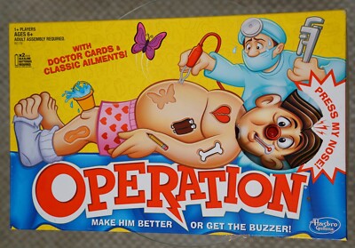 Operation Classic Board Game Hasbro Family Favorite Gaming | eBay