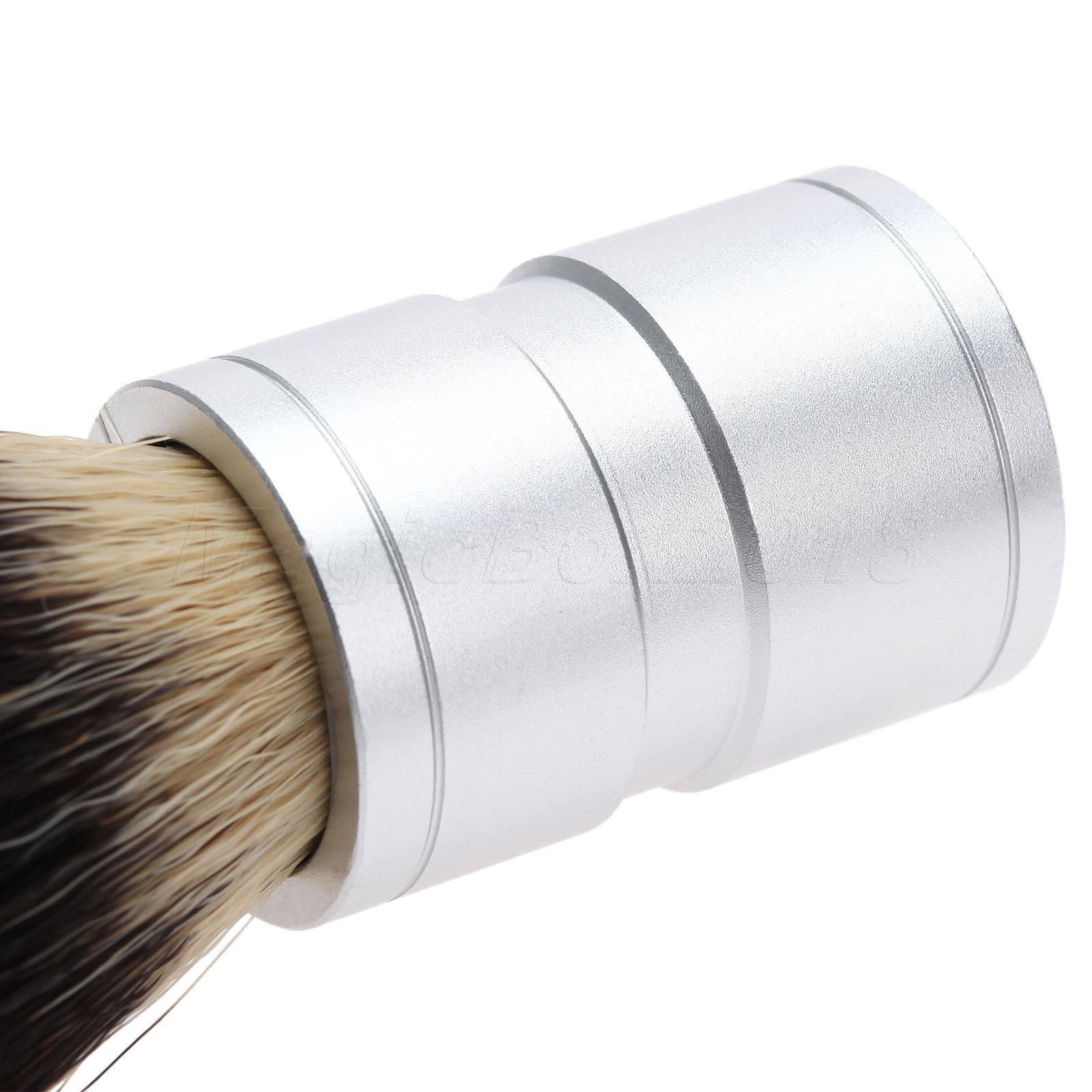 New Portable Men's Badger Hair Shaving Brush Aluminum Alloy Handle ...