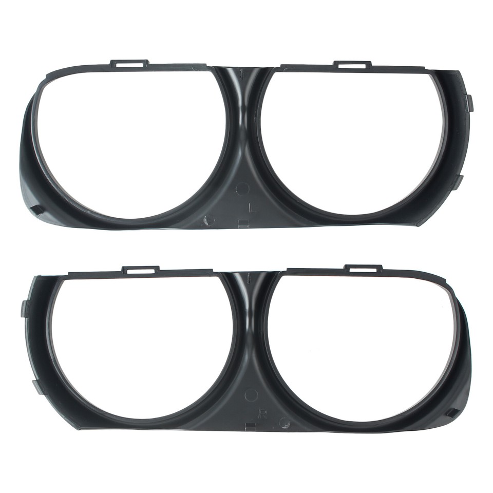 2x Front Headlight Lamp Bezel For 15-21 Dodge Challenger 68259053AB ...