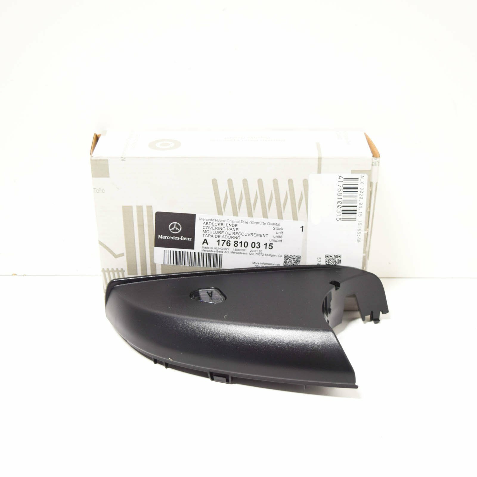Mercedes-Benz W176 A-Class Left Wing Mirror Black Under Trim ...