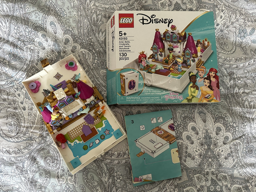 LEGO #43193 Disney Princesses: Ariel Belle Cinderella and Tiana's ...