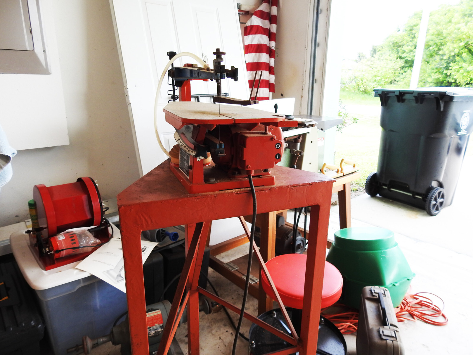 Hegner Precision Scroll Saw with 3 leg table | eBay