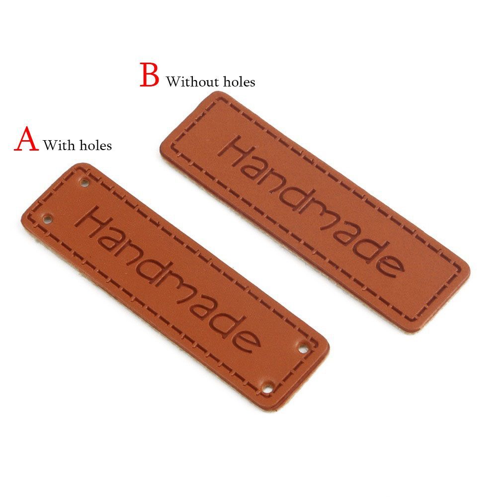 Bags Accessories DIY Labels PU Leather Tags Sewing Accessory Handmade ...