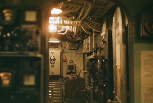 1950's Slide USS Navy Ship Radio Shack Electronic Center Red Border | eBay