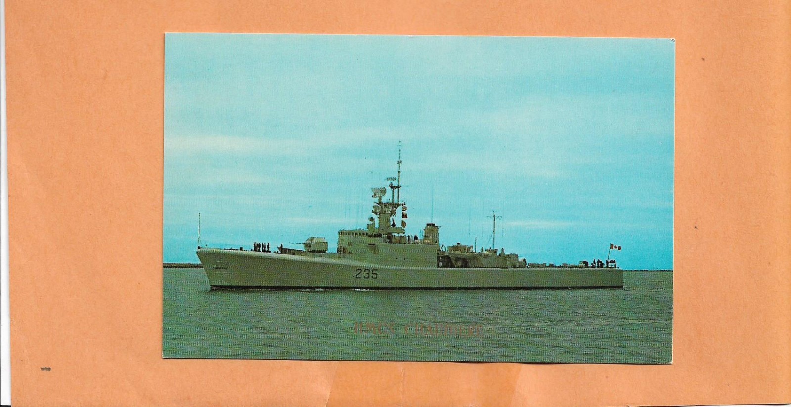 H.M.C.S CHAUDIERE DE-235 NAVAL POSTCARD | eBay