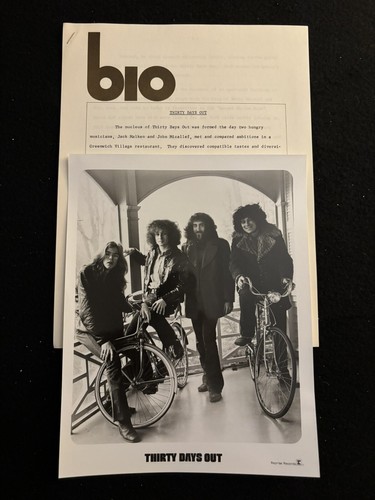 THIRTY DAYS OUT 1971 LP PRESS KIT PHOTO-BIO SHEETS-PROGRESSIVE ROCK | eBay