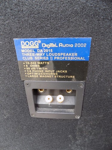 Digital Audio 2000 DA 2015 Professional Studio Speakers | Home Theater ...