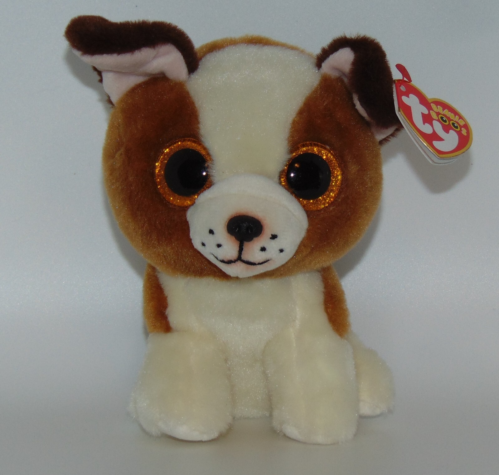 New! Ty Beanie Boos HUGO the brown & tan dog 6" size nwt's | eBay