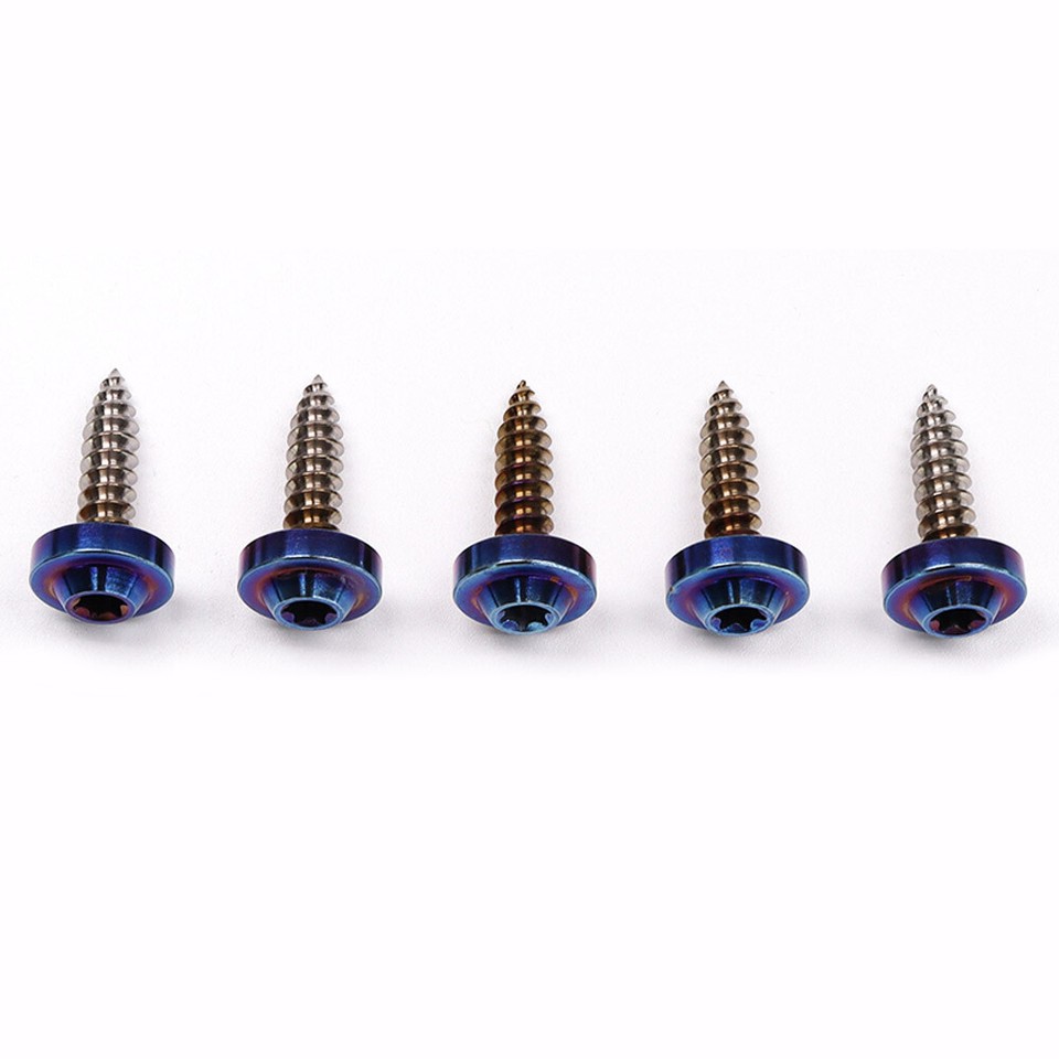 Titanium screw Inner Torx Flying saucer head self-tapping screw M4 ...
