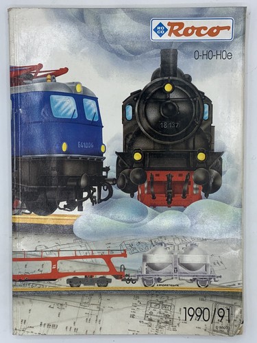 Roco Catalogue 1990/91 0-H0-H0e Comme De Photo | eBay