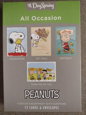 Dayspring Box of 12 All Occasion Cards Featuring the Peanuts - New | eBay
