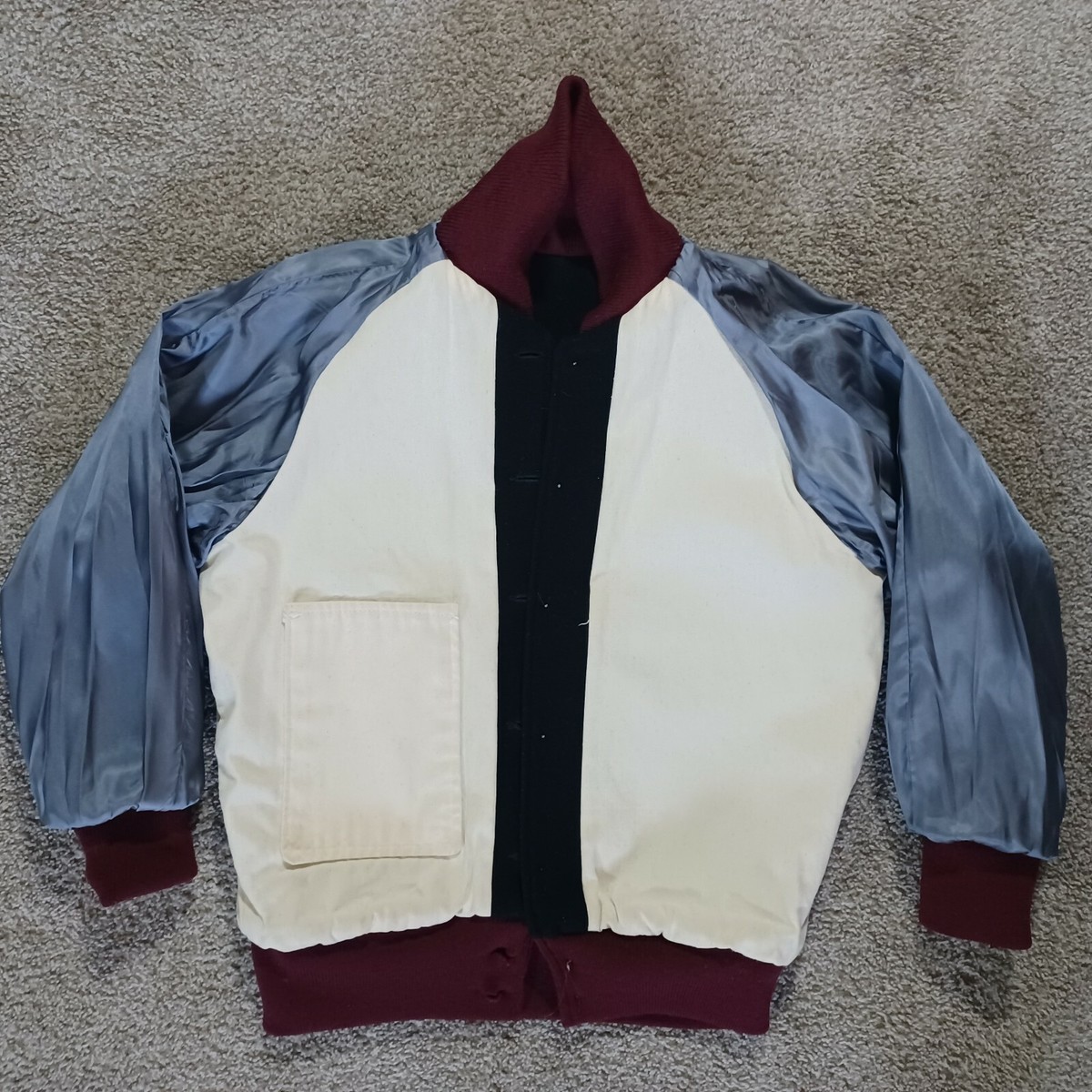 Vtg Skookum Wool Varsity Letterman Jacket Made in USA Sz 38 Vtg Skookum Wool Varsity Letterman Jacket Made in USA Sz 38