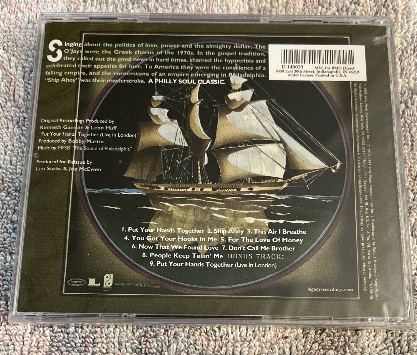 The O'Jays - Ship Ahoy CD - New & Sealed | eBay