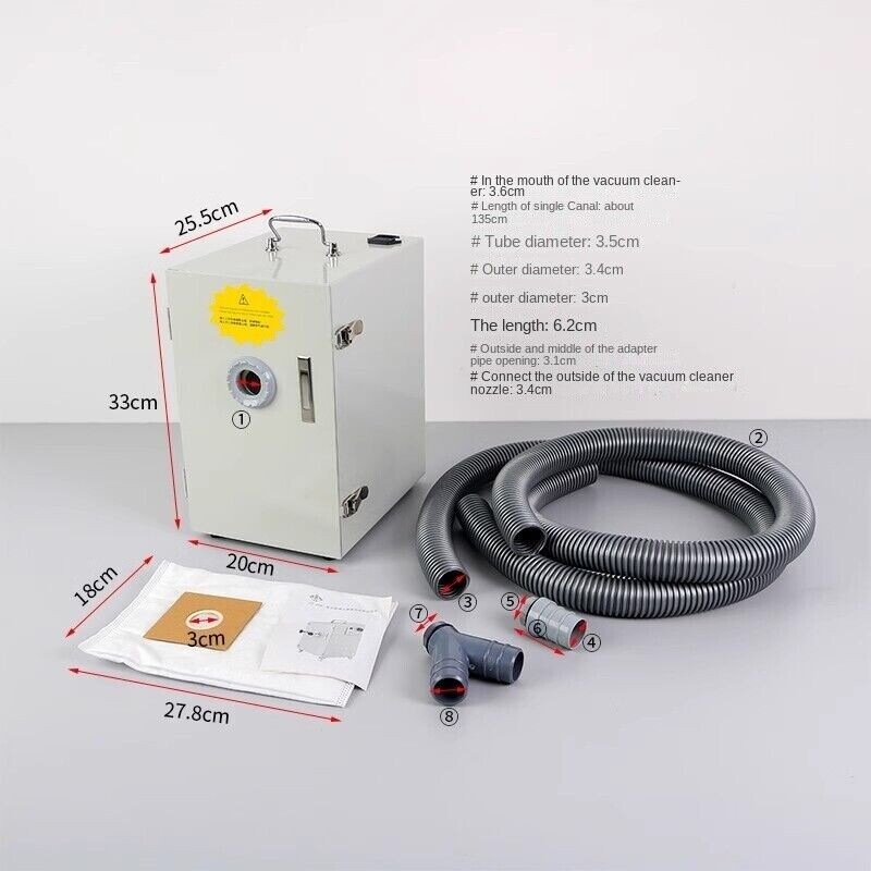 Dental Technician Vacuum Cleaner Laboratory Single Hole Vacuum Cleaner ...