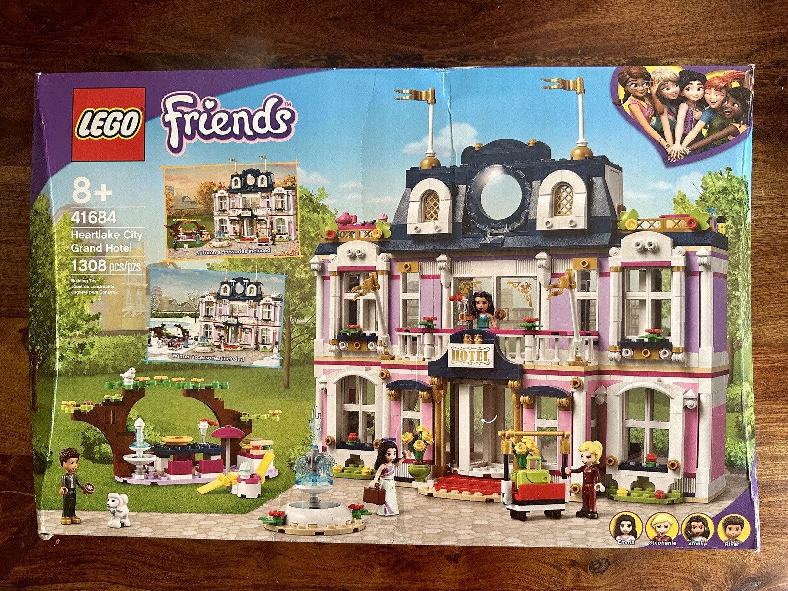 NEW Lego Friends 41684 Heartlake City Grand Hotel Building Kit 1308 Pcs ...