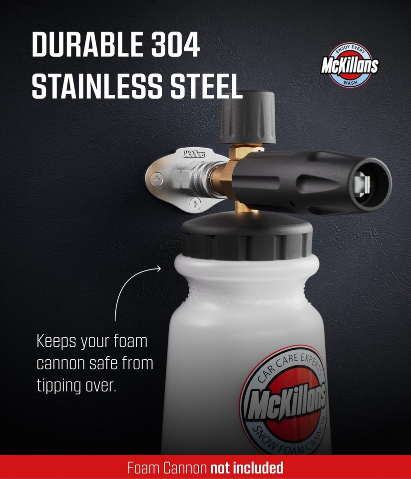 Automatic Foam Cannon Mount - 304 Stainless Steel - Automatic Quick Connect | eBay