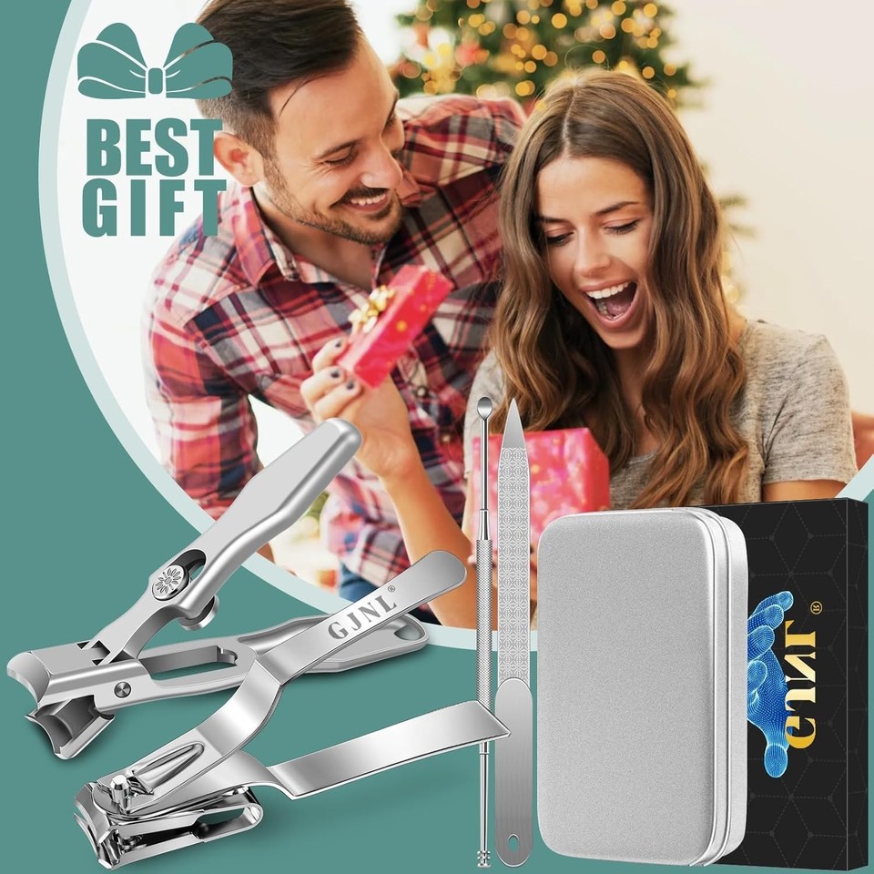 German Nail Clippers for Men Women Thick Nails, Large Wide Jaw Opening ...