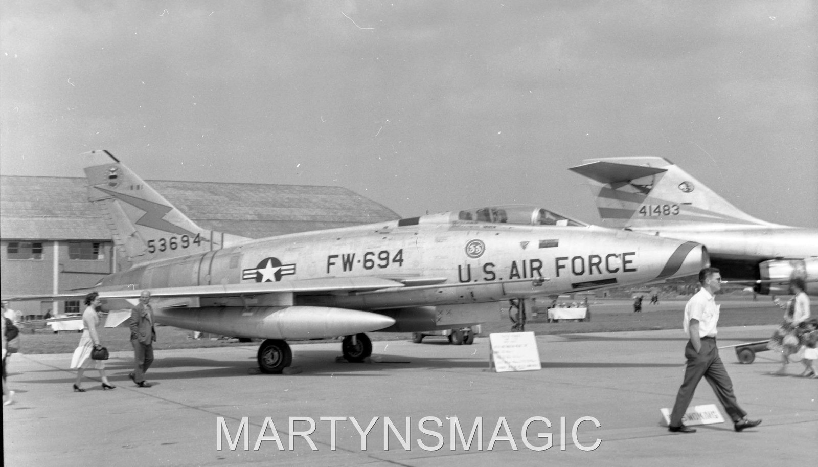 45x60mm Aircraft Negative 53694 North American F-100D Super Sabre ...