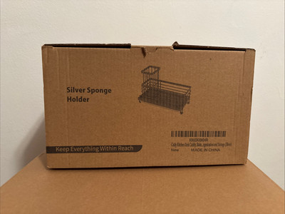 Brand New Silver Sponge Holder | eBay