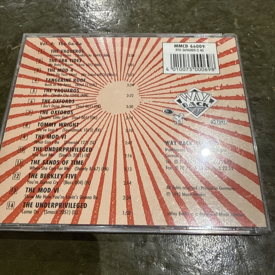 VV.AA. – SIXTIES REBELLION VOL 4 – THE GO – GO – Cd – 1993 – GARAGE ...