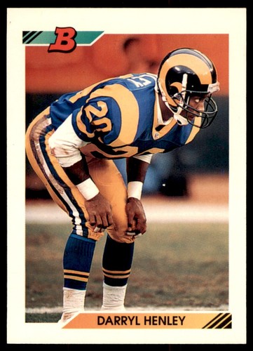 1992 Bowman Darryl Henley Los Angeles Rams #327 | eBay