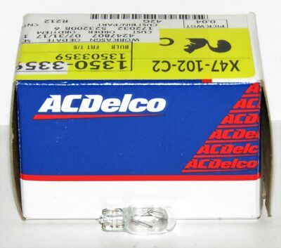 NEW ACDELCO GM GENERAL MOTORS MARKER LAMP BULB OEM PART NO. 13503359 | eBay