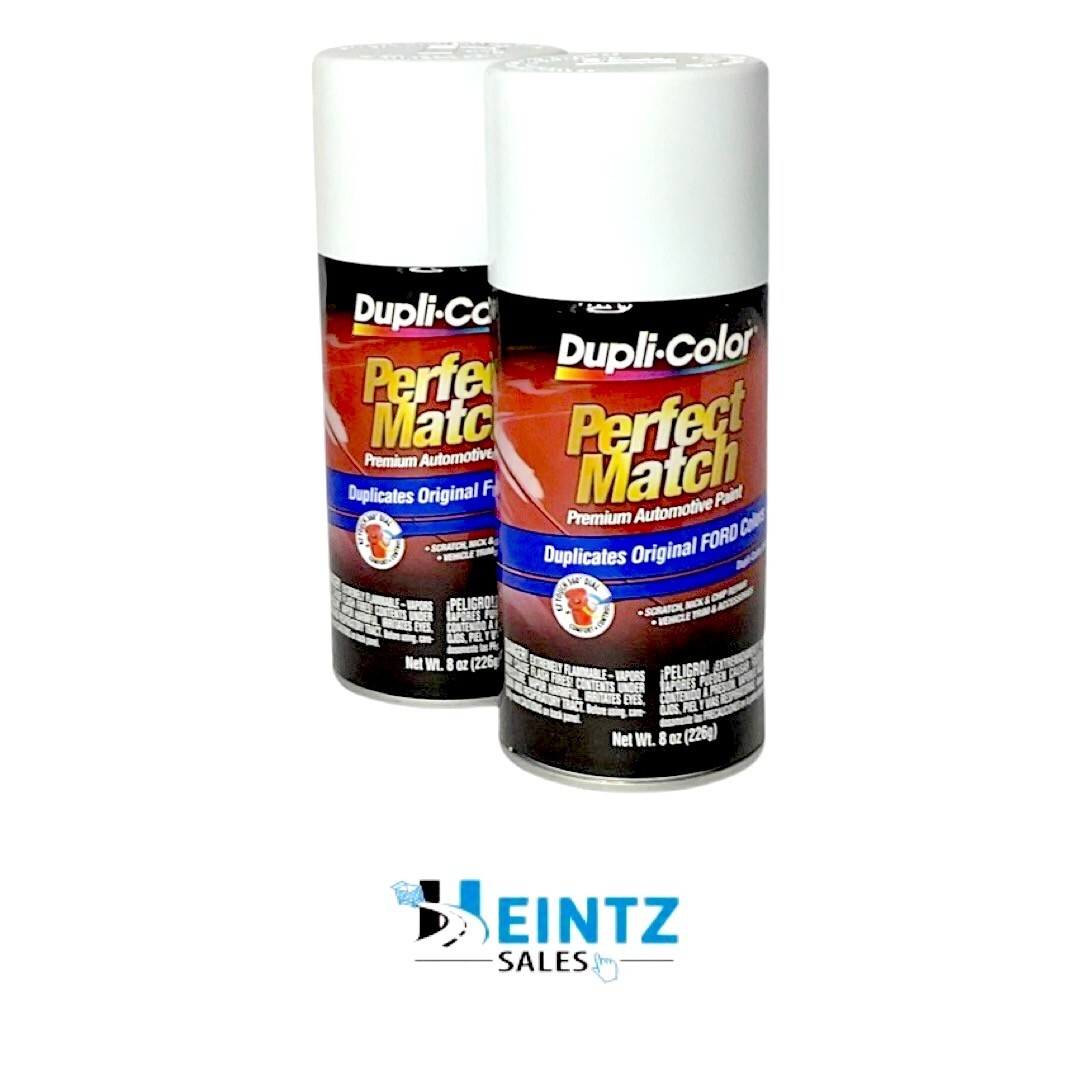 Duplicolor BFM0229 Perfect Match Ford Oxford White 8oz Aerosol 2PACK 9L ...