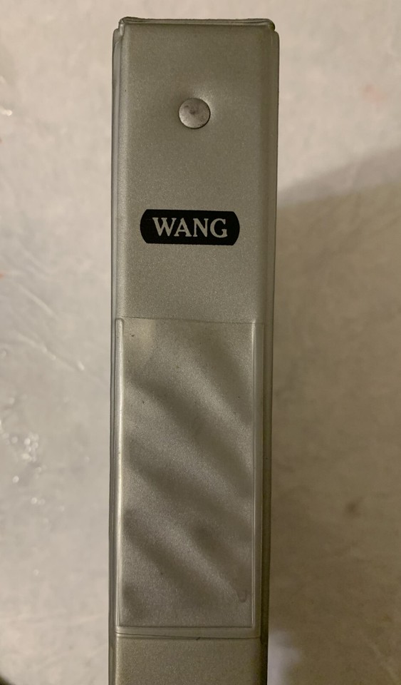 Wang Laboratories 1.5" 3-ring binder - vintage computer promotional advertising | eBay