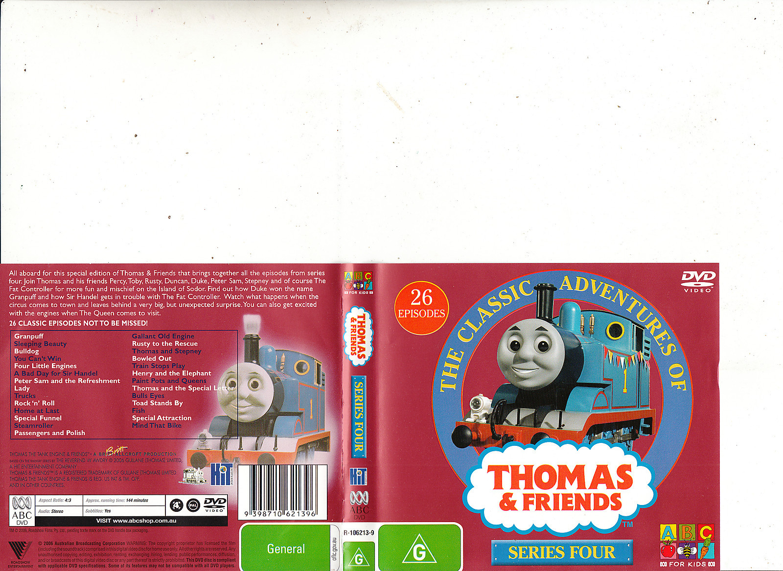 Thomas and Friends-Series Four-[26 Episodes 144 Minutes]-Animated TAF ...