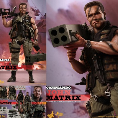 HOT TOYS Commando John Matrix 1/6 Scale Action Figure Collection 2025 ...