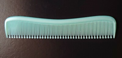 Vintage Plastic No Scratch Light Blue Comb | eBay
