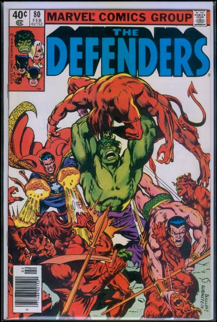 Marvel Comics The DEFENDERS #80 Hulk Valkyrie Nighthawk Hellcat NM 9.4 ...