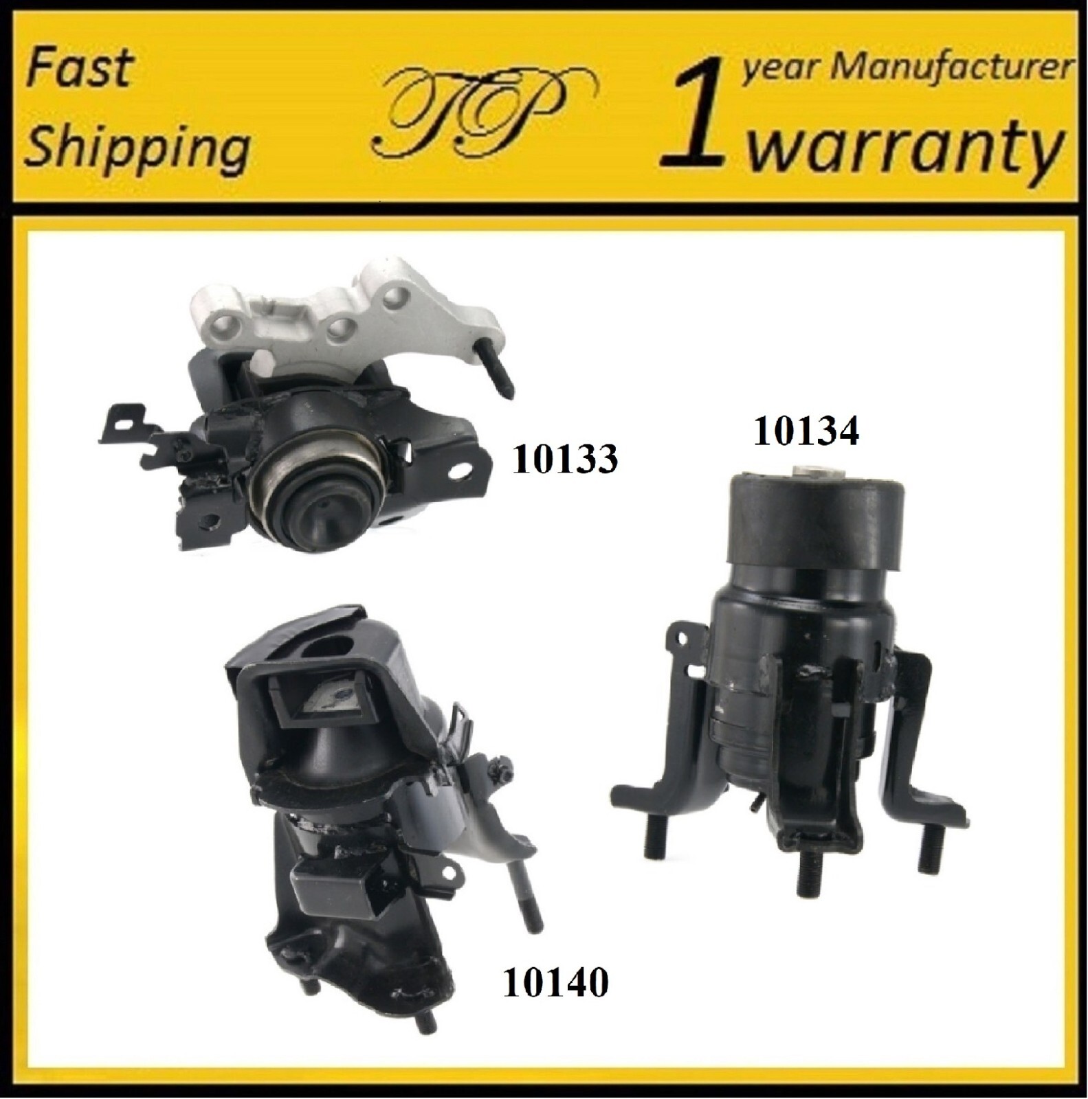 3PCS FRONT & REAR MOTOR MOUNT FOR 2019-2023 LEXUS ES350 3.5L | eBay