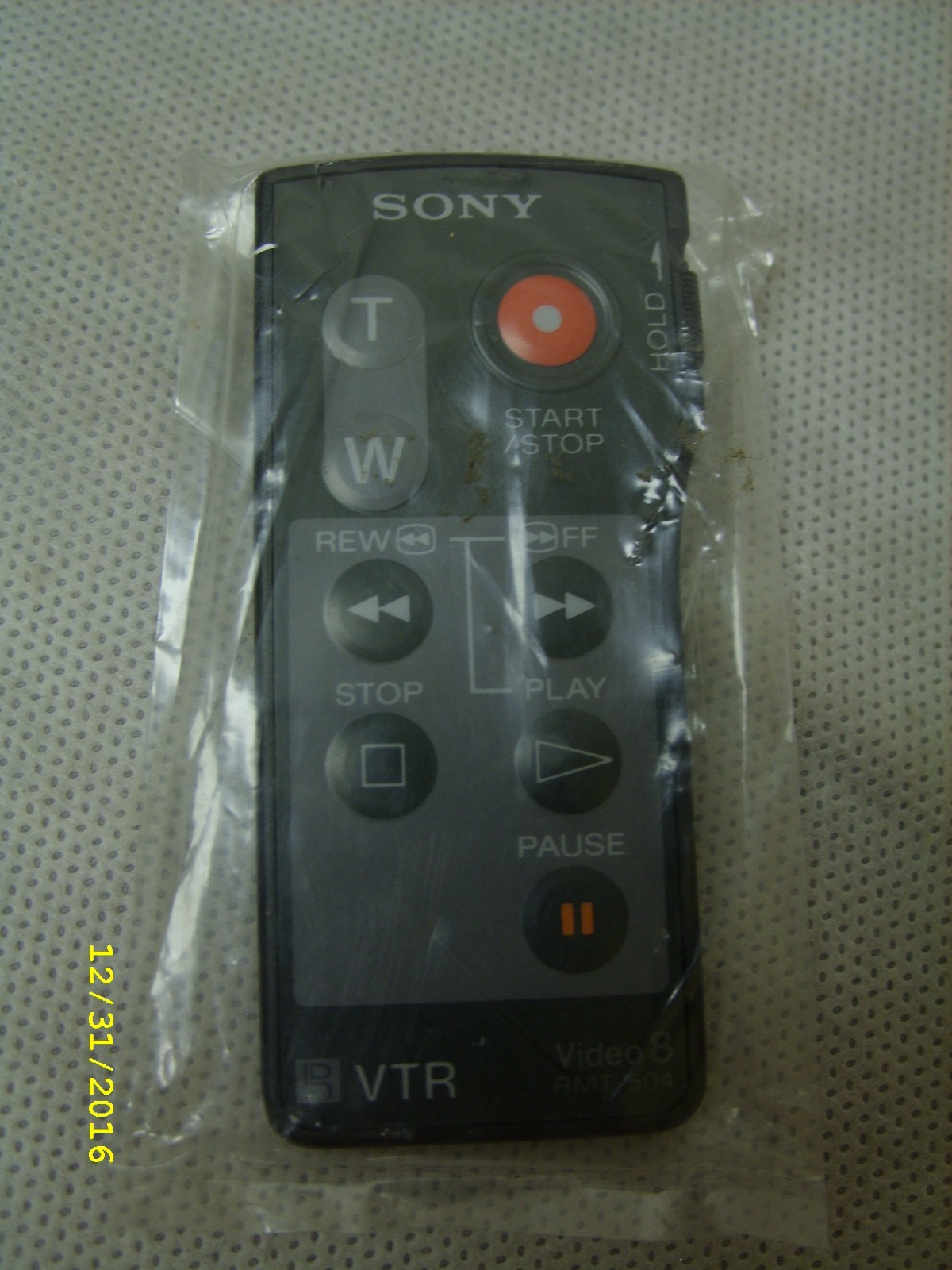 Sony VTR Video 8 Rmt-504 Camera Remote Control Video8 RMT504 for sale ...
