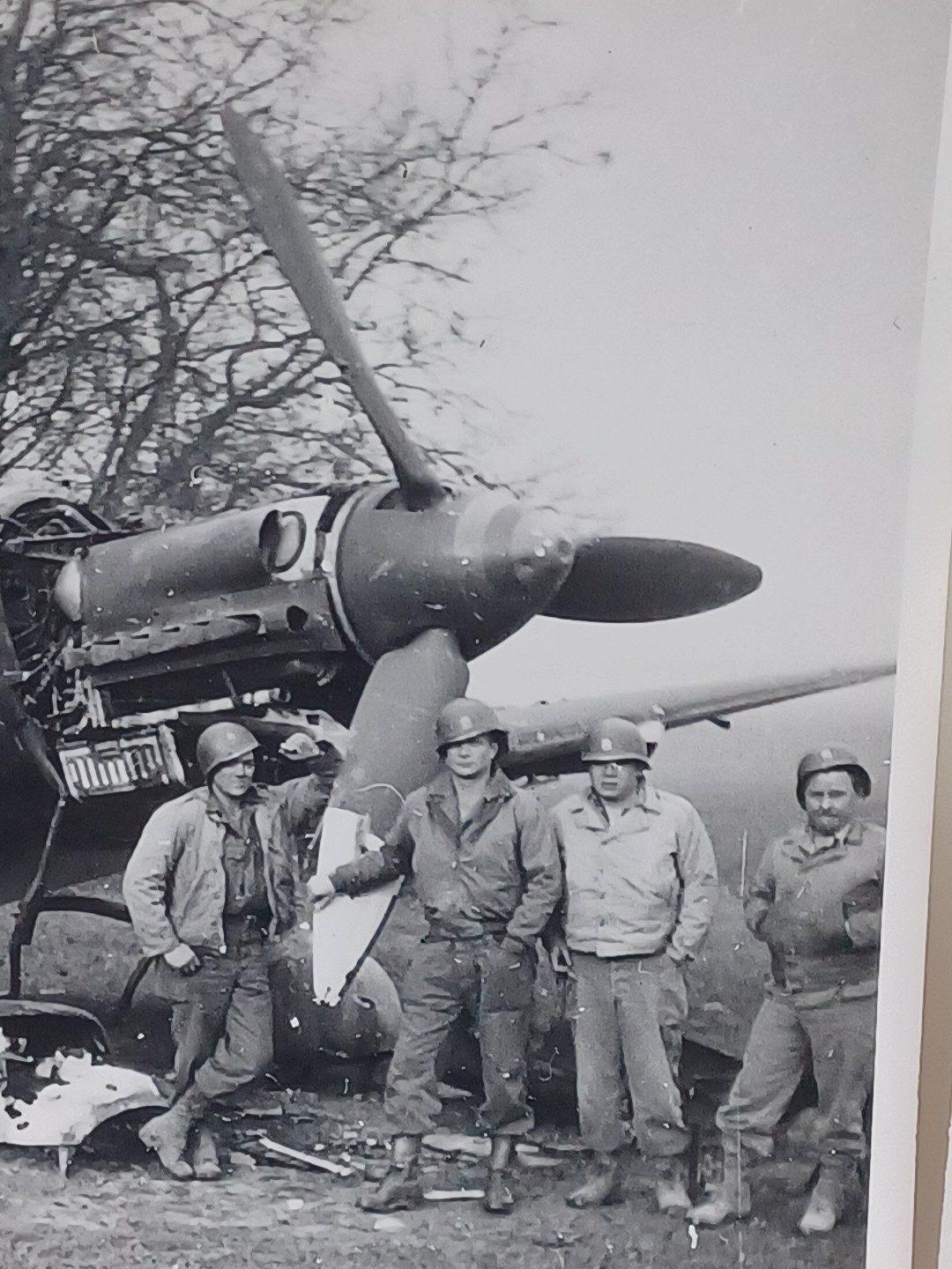 2 WWII Snapshot Captured German Junkers Ju 87 Stuka w/Allied Soldiers ...